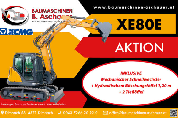 XCMG Bagger - Baumaschinen Aschauer